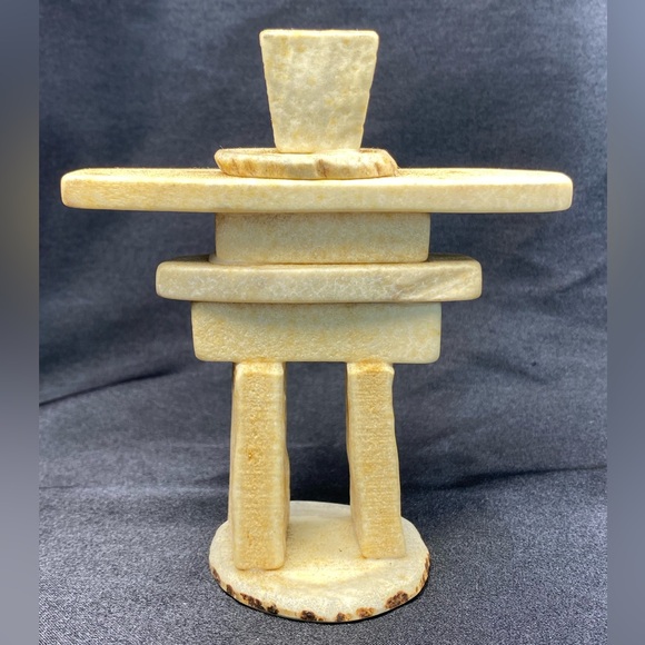 Source Unknown | Accents | Tabletop Inukshuk Made By Inuit People Of ...
